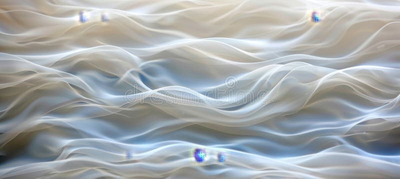 Abstract White Fabric, Flowing Lines, Soft and Light Background Texture ...