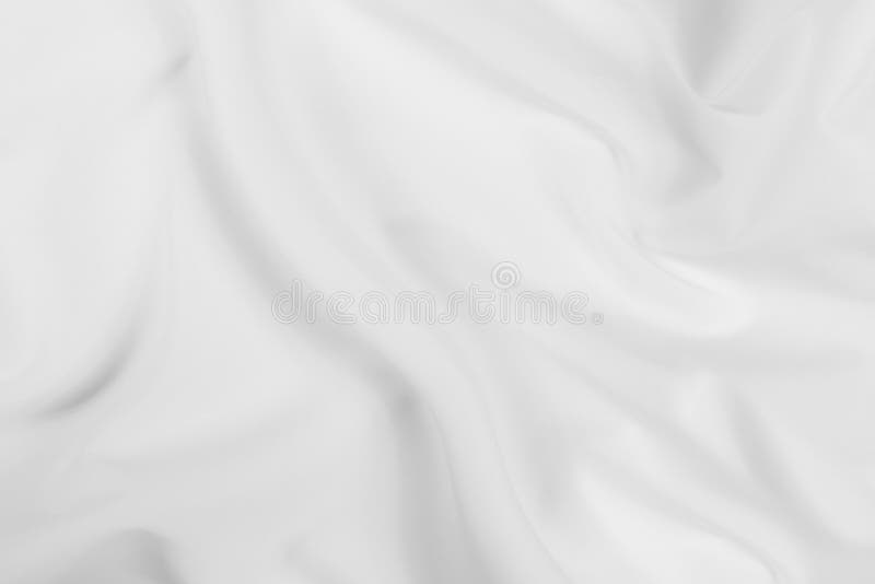 Abstract White Fabric Texture Background. Cloth Soft Wave. Creases of ...