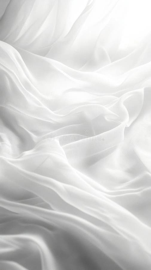 Abstract White Fabric Texture, Elegant Draped Fabric Background for ...