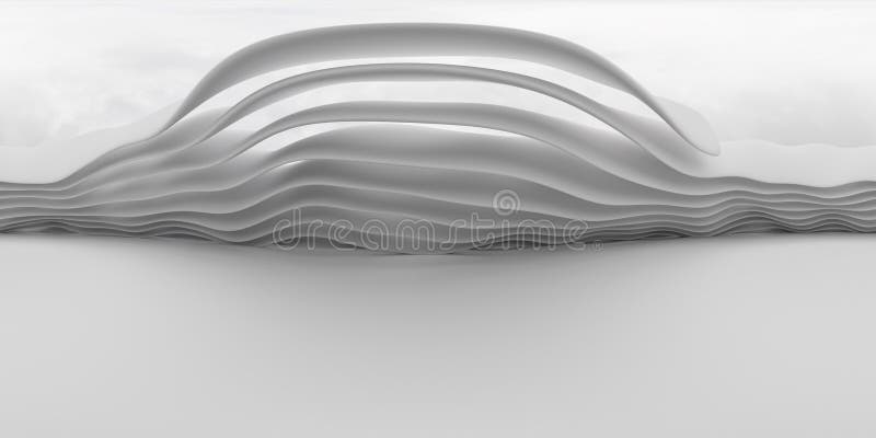 Abstract White Fabric Texture 360 Panorama Vr Environment Map Stock ...