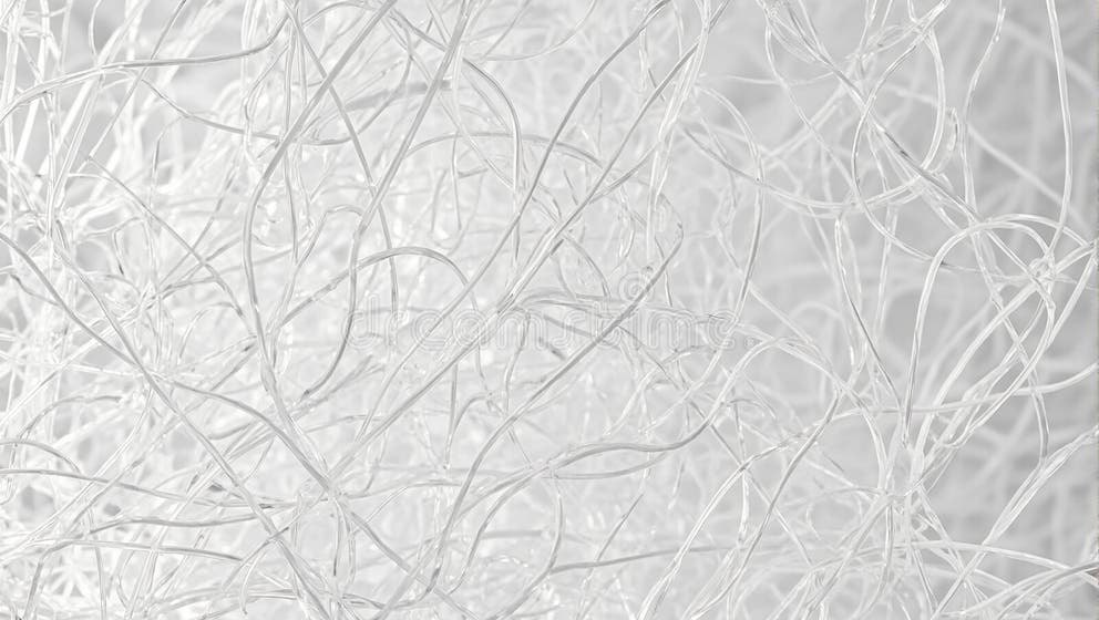 Abstract White Fiberglass Strands Create Web Like Texture Stock ...