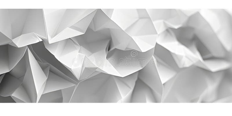 Abstract White Folded Paper Texture with Shadows. Minimalist Abstract ...