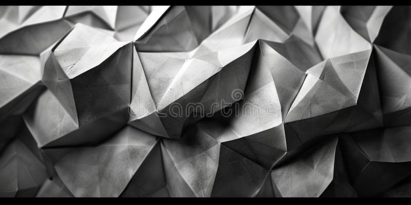 Abstract White Folded Paper Texture with Shadows. Minimalist Abstract ...