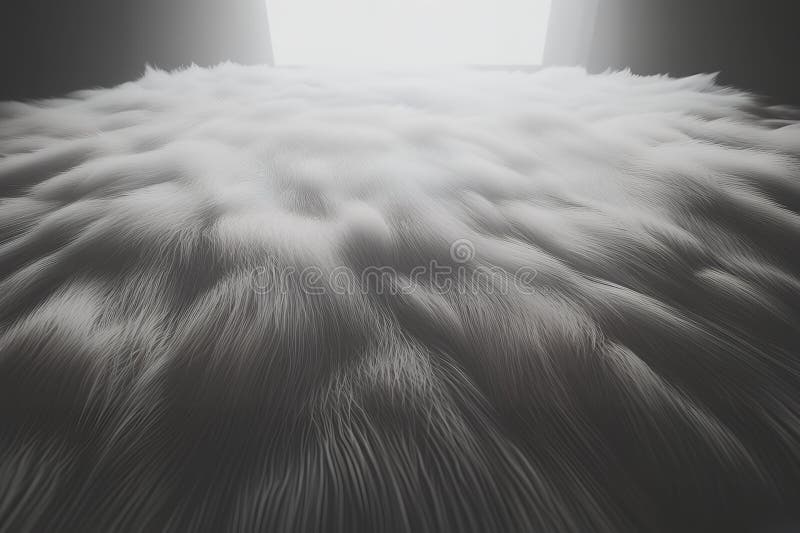 Abstract White Fur Texture Background Soft Fluffy and Luxurious Surface ...