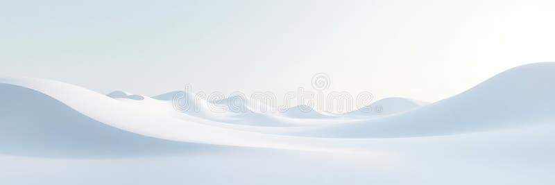 Abstract White Futuristic Landscape, Soft Gradients and Subtle Textures ...