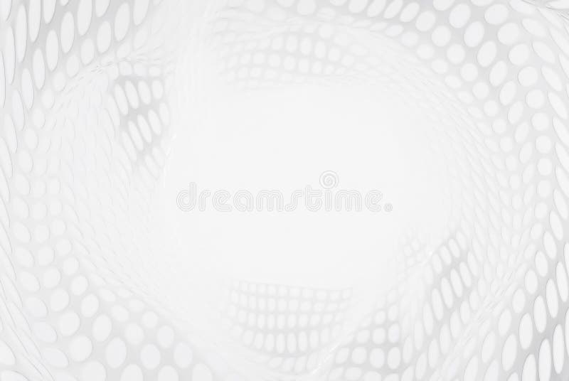 Abstract White Geometric Background. 3D Render Stock Illustration ...