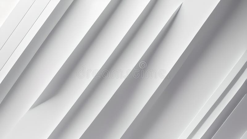 Abstract White Geometric Background with Soft Light and Inclined Lines ...