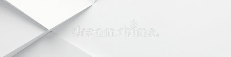 Abstract White Geometric Banner Sharp Angles Clean Lines Square Website ...