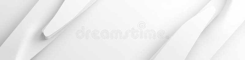 Abstract White Geometric Banner, Sharp Angles, Clean Lines, Technology ...