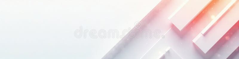 Abstract White Geometric Banner, Sharp Angles, Clean Lines, White ...