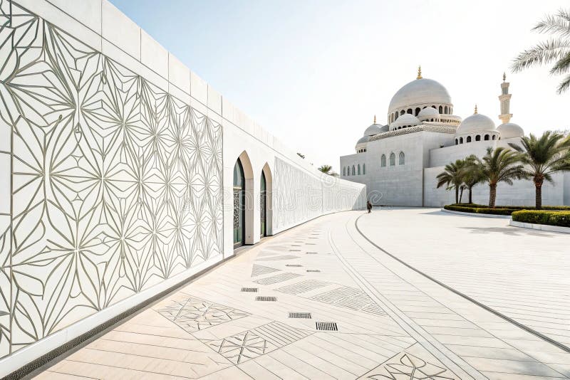 Abstract White Geometric Design - Minimalist Light and Texture Stock ...