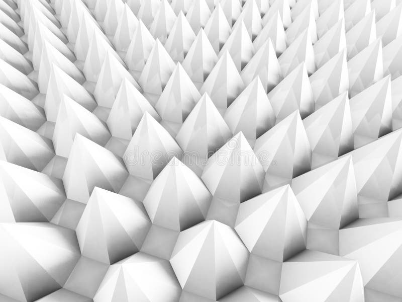 Abstract White Geometric Pattern Background Stock Illustration ...