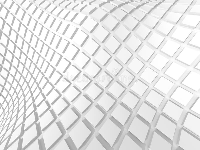 Abstract White Geometric Pattern Background Stock Illustration ...