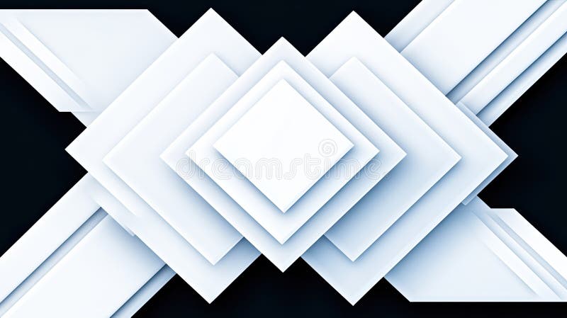 Abstract Layered Square Design Stock Illustration - Illustration of ...