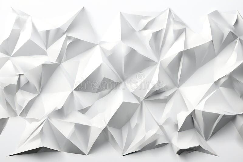 Abstract White Geometric Triangles Background Stock Illustration ...