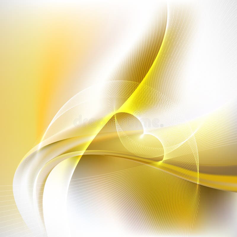 Abstract White and Gold Curved Lines Background Vector Illustration ... Abstract White and Gold Curved Lines Background Vector Illustration ...