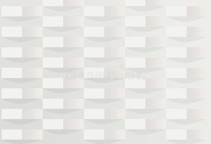 Abstract White Gradient Box Stock Illustration - Illustration of ...