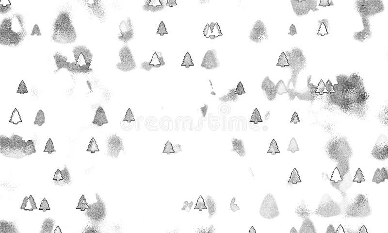 Abstract White and Gray Background with Small Tree Shapes for ...