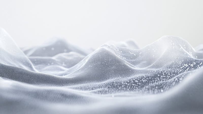 Abstract White and Gray Digital Landscape with Particle Texture Stock ...