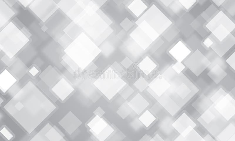 Abstract White Gray Glowing and Shining of Vary Geometric Shape ...