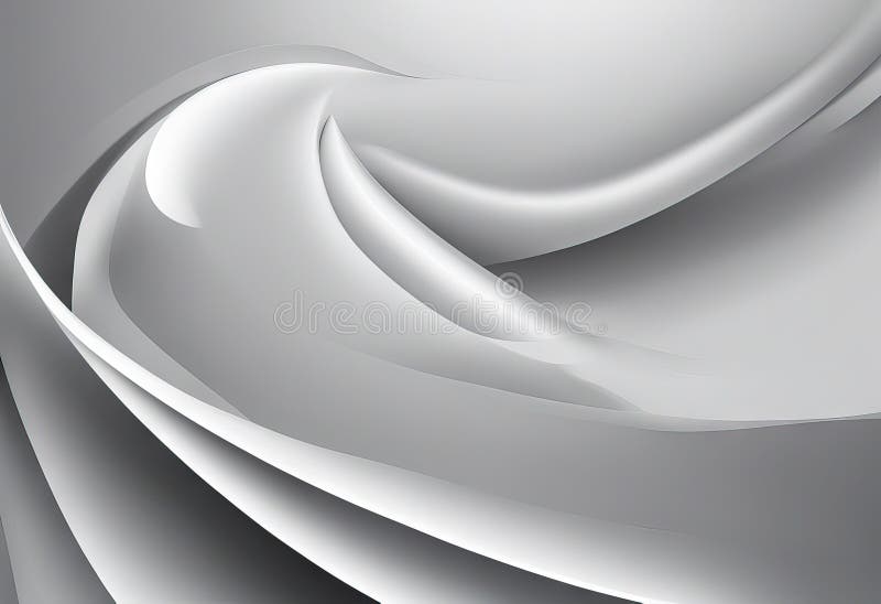 Abstract White and Gray Lines Curve Smooth Modern with Space Subtle ...