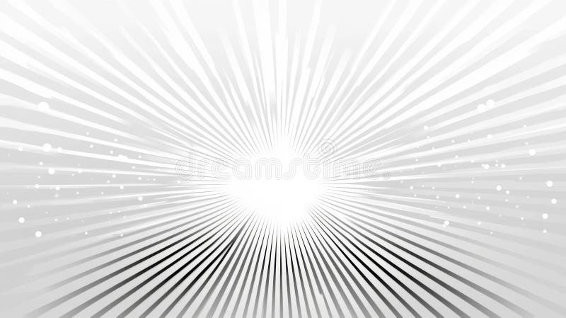 Abstract White and Gray Starburst Background Design Stock Illustration ...