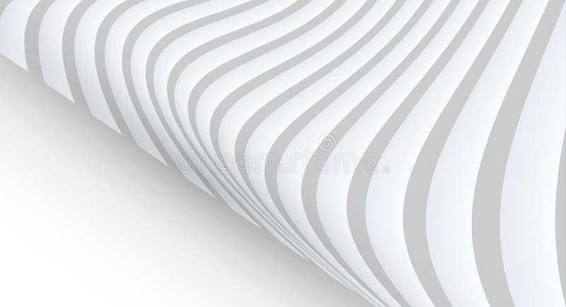 Abstract White Gray Striped Background with 3d Lines Pattern, 3d ...