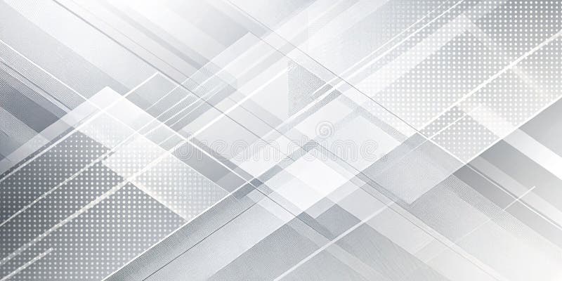 Abstract White and Gray Tech Background Stock Illustration ...