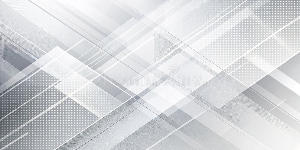 Abstract White and Gray Tech Background Stock Illustration ...