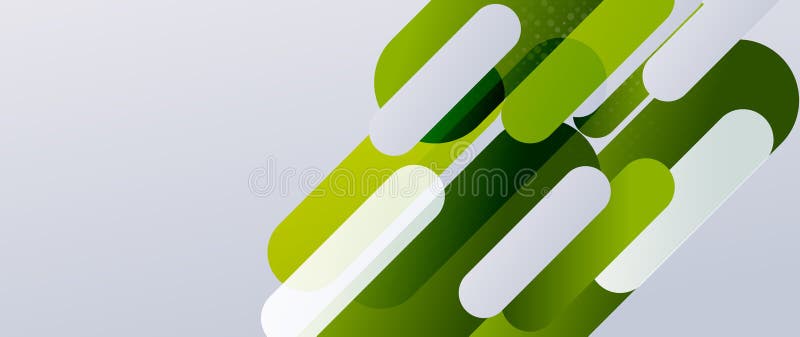 Abstract White and Green Diagonal Rectangle Color Background with ...