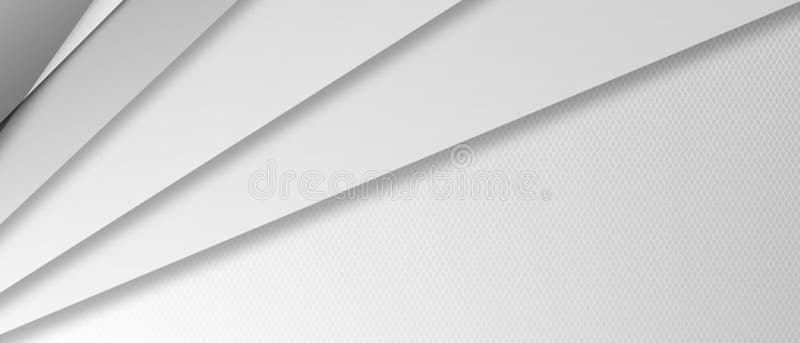 Abstract White and Grey Background Basic Geometry Overlaps with Shadow ...