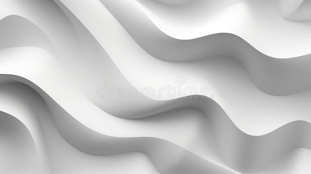Abstract White and Grey Background Generative AI Stock Illustration ...