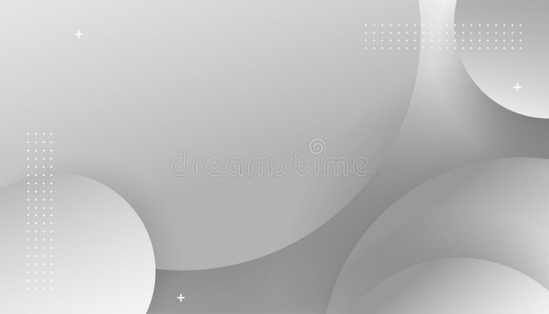 Abstract White and Grey Circular Background Stock Vector - Illustration ...