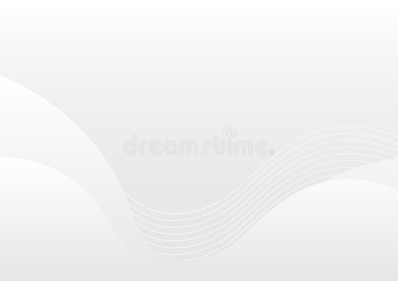 Abstract White and Grey Curve Design Background. Stock Vector ...
