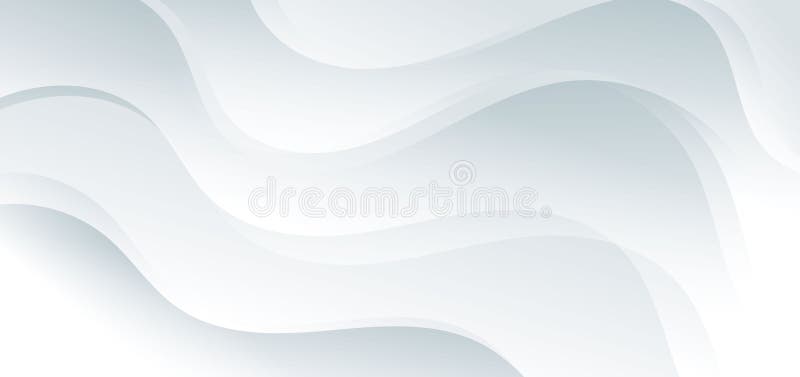 Abstract White and Grey Dynamic Waves Background Stock Vector ...