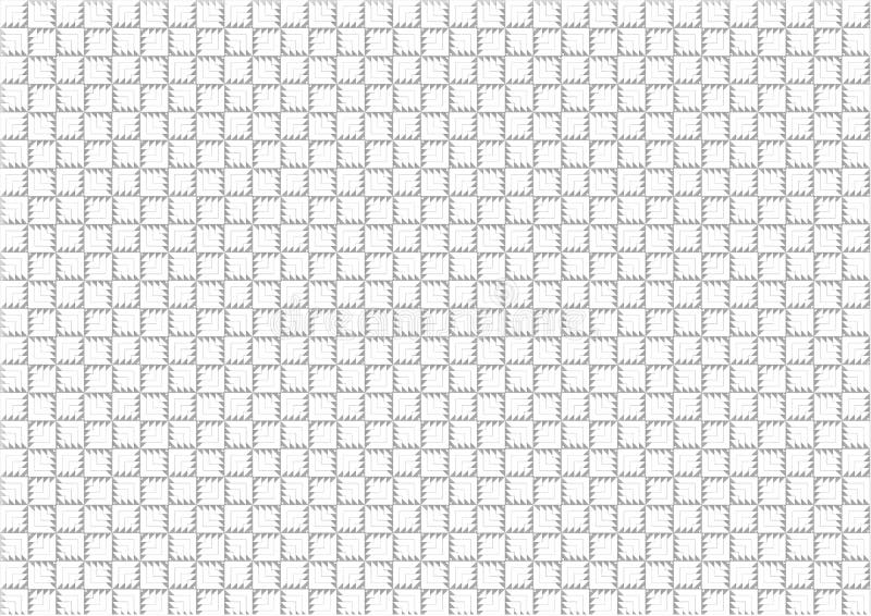 Abstract White Grey Geometric Background, Repeated 3d Square Shadow ...