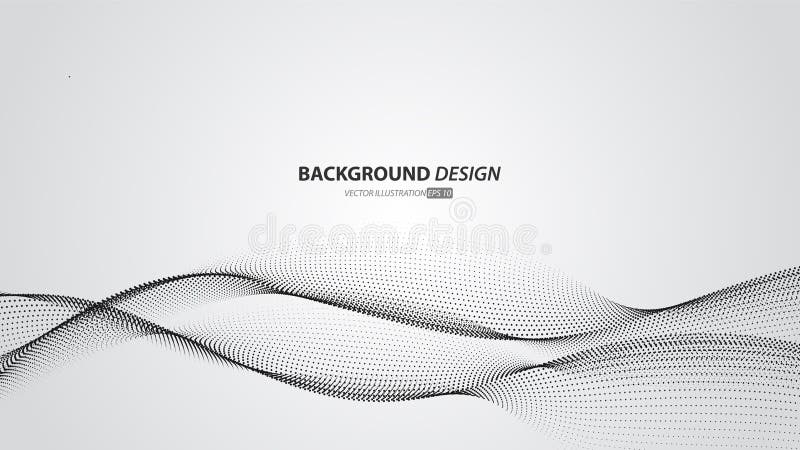 Abstract White and Grey Gradient Color Background. with Flowing ...