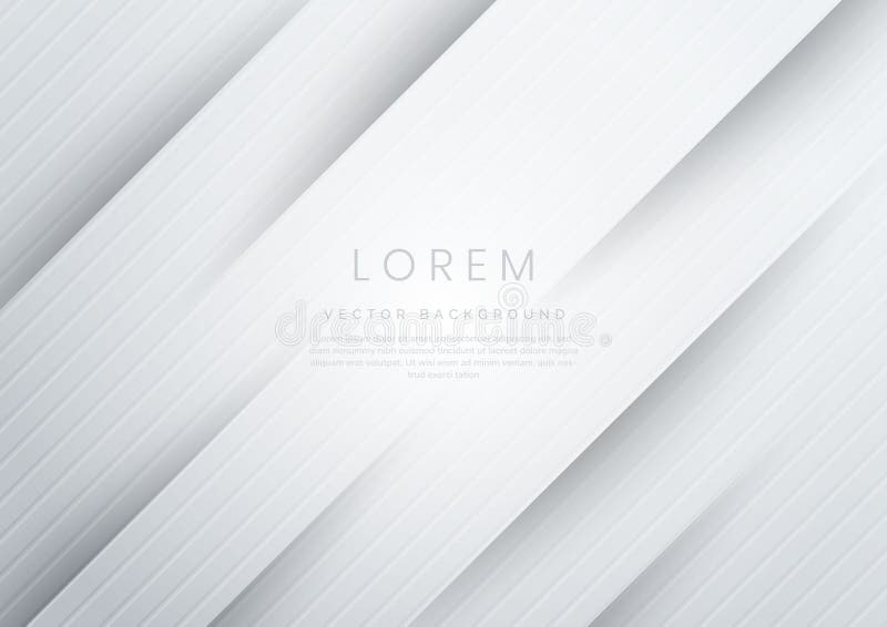 Abstract White and Grey Gradient Diagonal Background Stock Vector ...