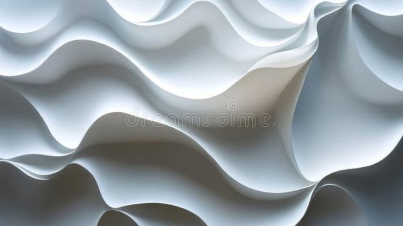 Abstract White and Grey Wave Texture Background Stock Illustration ...