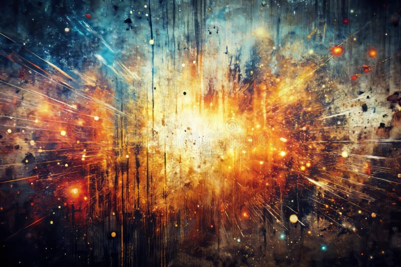 Abstract White Grunge Texture Long Exposure Scratches and Particles for ...