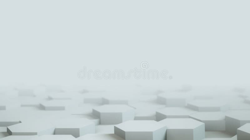 Abstract White Hexagon Wall Geometric Surface Loop Clean Minimal ...