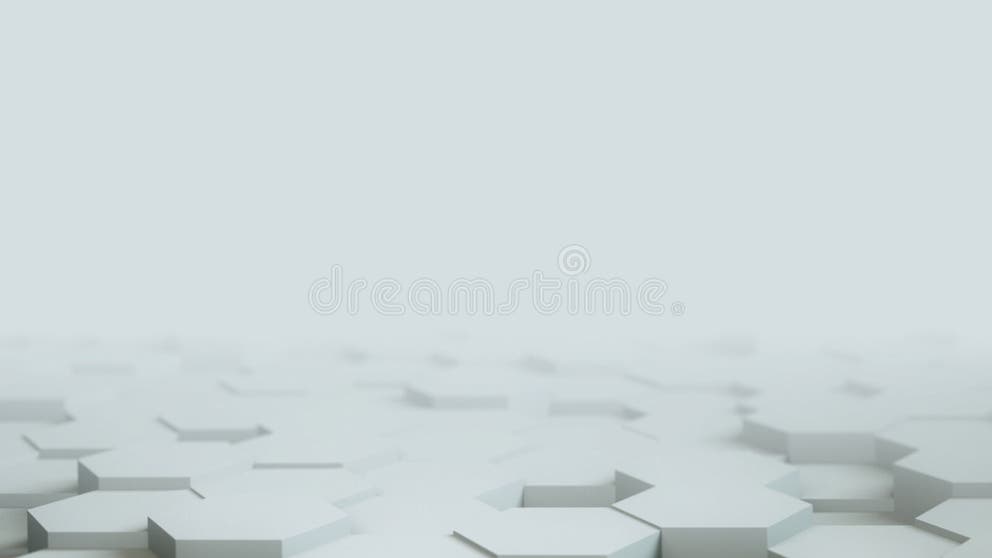 Abstract White Hexagon Wall Geometric Surface Loop Clean Minimal Hexagonal Grid Pattern, Random ...