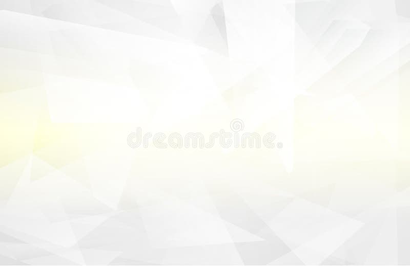 Abstract White Interior Highlights Future. Gray Background, Lowpoly ...