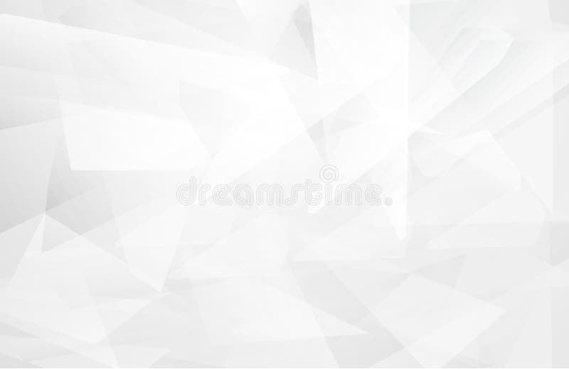 Abstract White Interior Highlights Future. Gray Background, Lowpoly ...