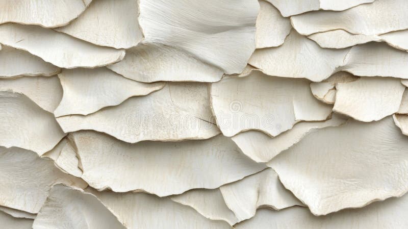 Abstract White Layered Textured Surface Design Stock Illustration ...