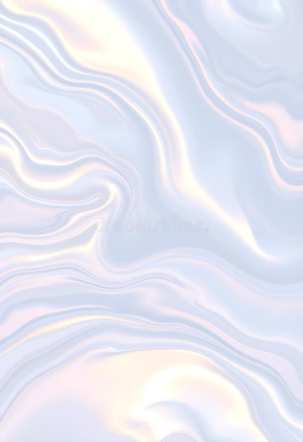 Abstract White and Light Blue Liquid Marble Texture Stock Illustration ...