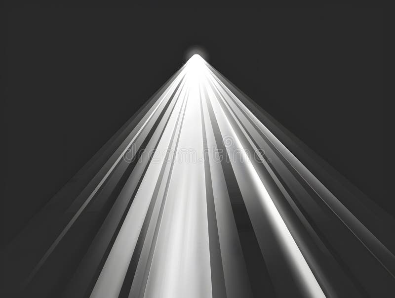 Abstract White Light Rays Spotlight Background Stock Illustration ...