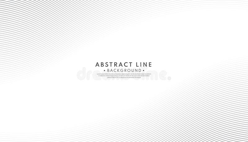 Abstract White Line Pattern Background. Minimalist Style Concept ...