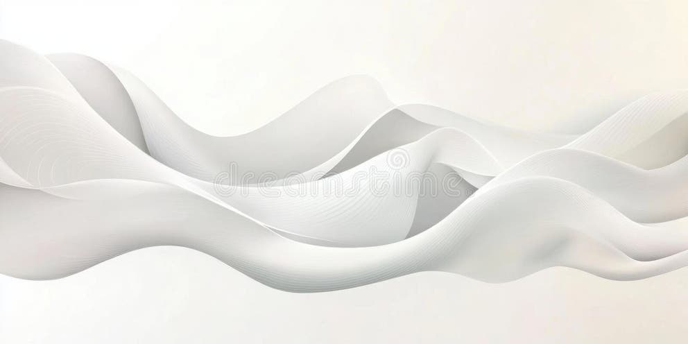 Abstract White Lines Create Smooth Waves and Smooth Curves Background ...