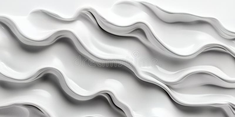 Abstract White Liquid Wave Background Texture Stock Illustration ...